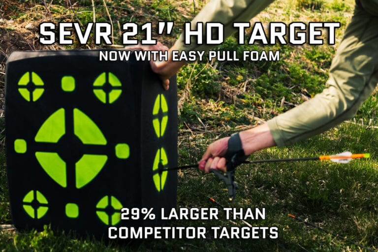 SEVR 21" HD Archery Target with Easy-Pull Foam - best archery target