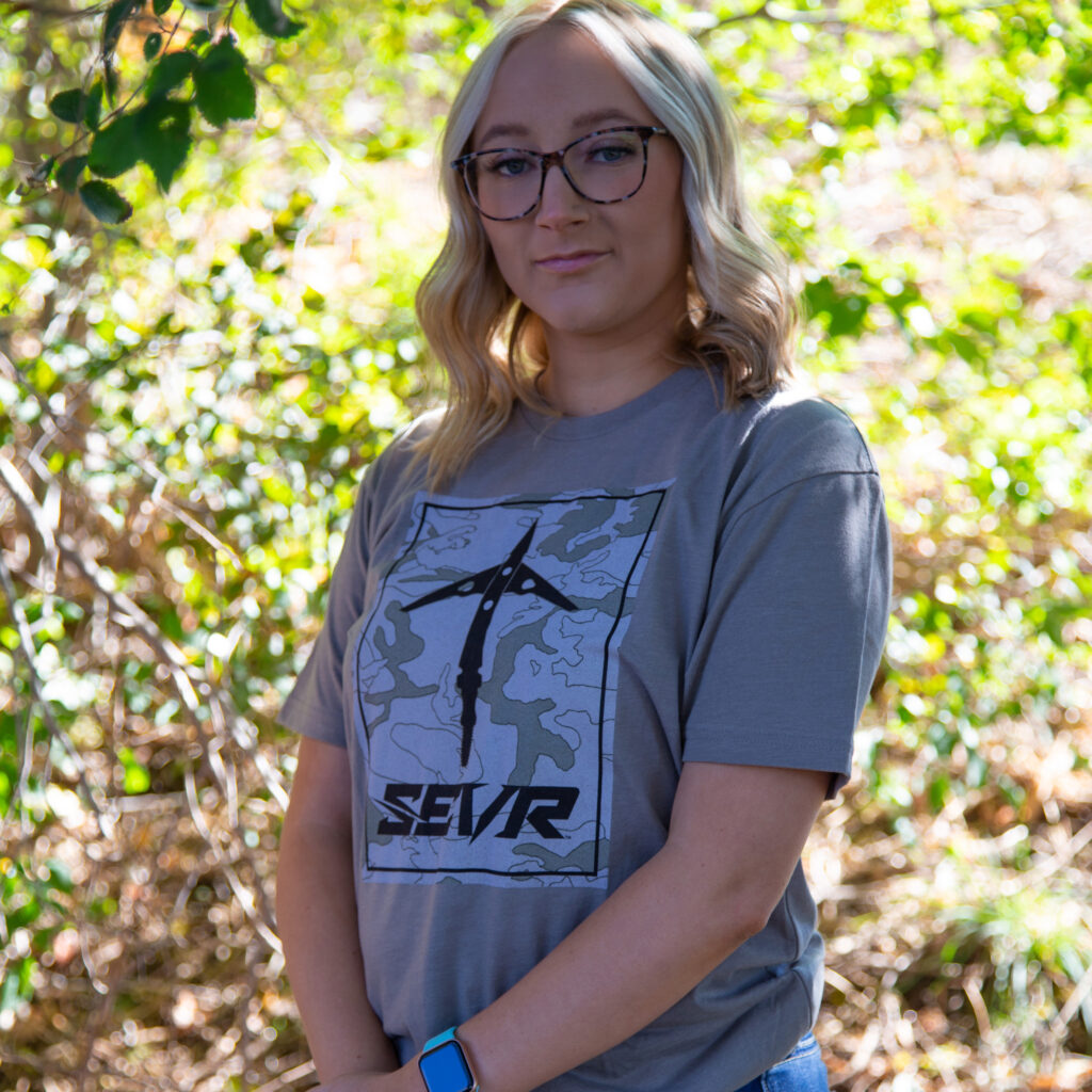 SEVR T-Shirt - Camo Square - Charcoal - Sevr Broadheads