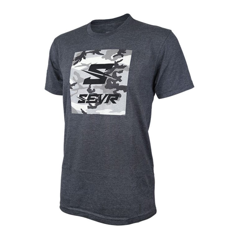 SEVR T-Shirt - Camo Square - Charcoal - Sevr Broadheads