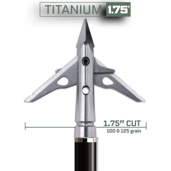 Ti 1.75 2-BLADE BROADHEAD - Sevr Broadheads