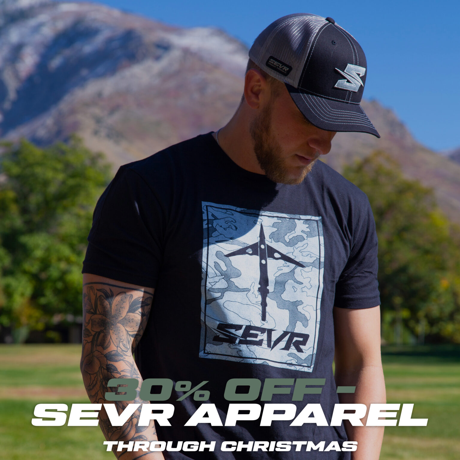 SEVR LOGO VINYL WINDOW DECAL - Sevr Broadheads