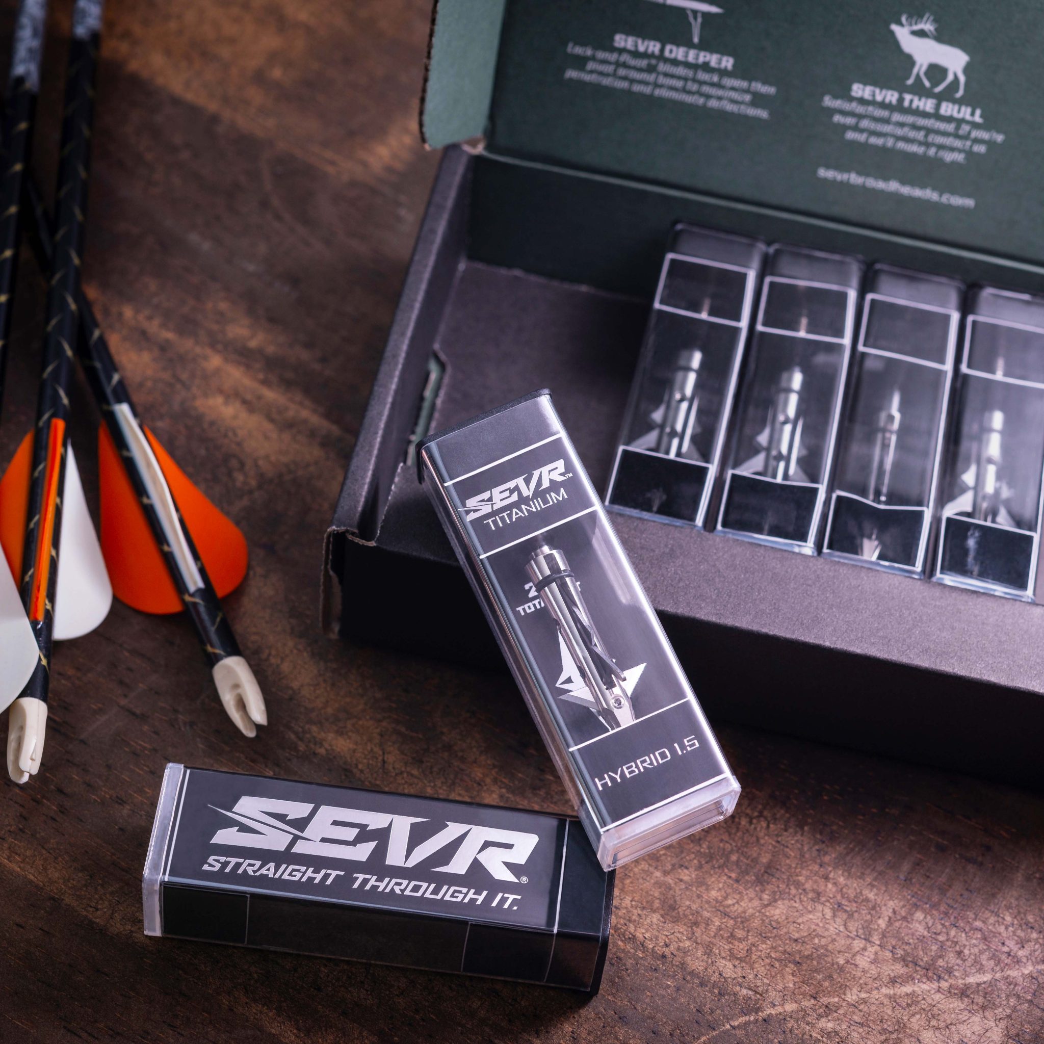 Ti 1.5 4-Blade HYBRID BROADHEAD - Crossbow Broadheads - Sevr Broadheads